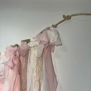 Other | Brand New Blush Gold And Champagne Gold Ribbon Backdrop | Poshmark